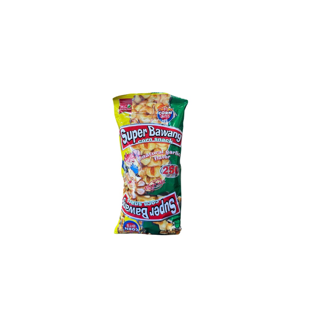 Super Bawang Garlic Corn Snack 250g - Bahay Kubo